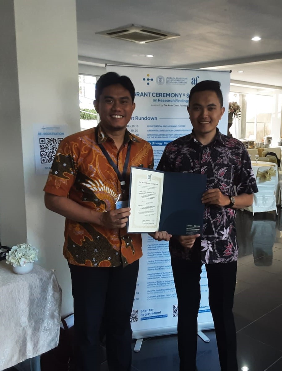 Grant Ceremony and Seminar Kegiatan Penelitian oleh The Asahi Glass Foundation – KK P2PK